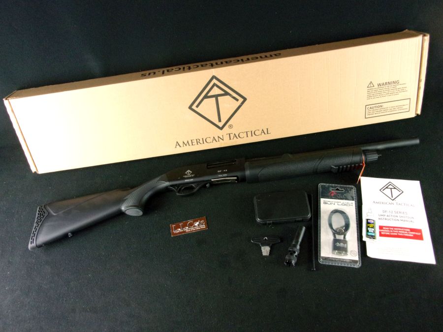 ATI Pump Shotgun SGP DF-12 12ga 3" 18" NEW ATIGDF12B - Pump Action ...
