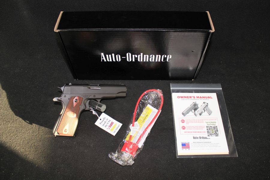 Auto Ordnance 1911A1 Commander 45ACP 4.25” Matte Black NEW 1911BKOCW ...