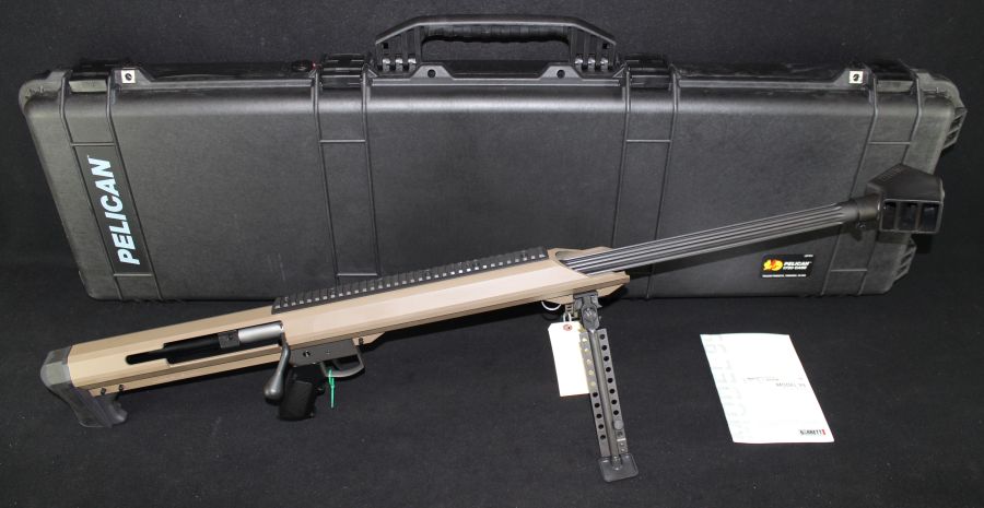Barrett Model 99 FDE 50 Cal BMG Fluted 29” Bolt NEW 14032B - Bolt ...