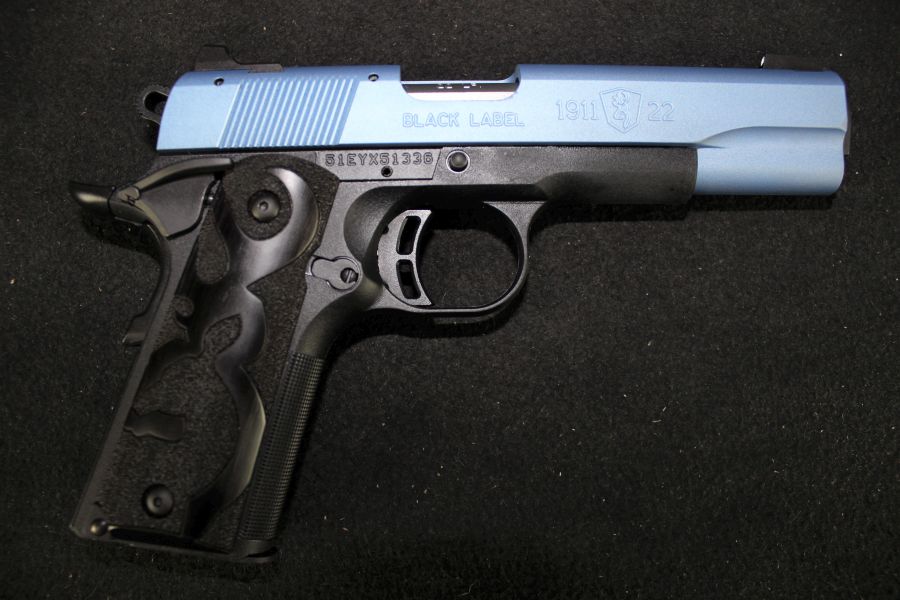 Browning 1911-22 Black Label Polar Blue 22lr 4.25” NEW 051897490 - Semi ...