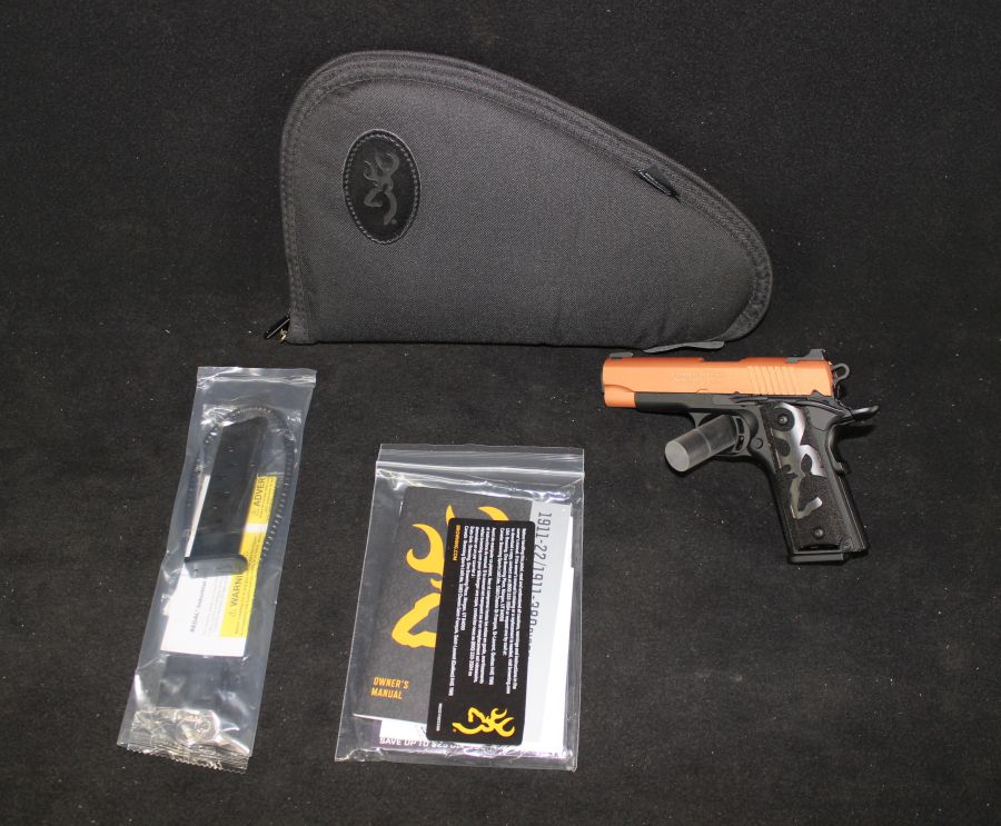 Browning 1911-380 Black Label Copper Compact 380ACP 3-5/8” NEW ...