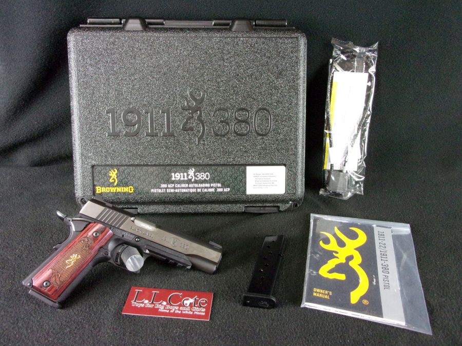 Browning 1911-380 Black Label Medallion Pro 380 ACP NEW 4.25" - Semi ...