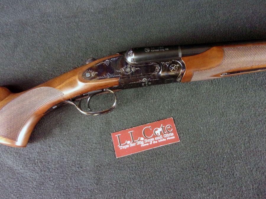 CZ Sharp-Tail Coach 20ga 3" 20" Case Hardened NEW 06418 - Side By Side Shotguns at GunBroker.com ...