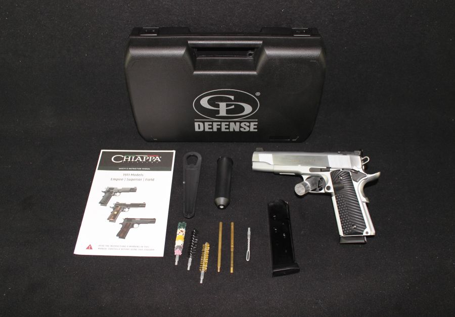 Charles Daly 1911-45 Empire Grade Pistol 45acp 5” Chrome NEW 440.147 ...