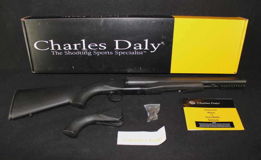Charles Daly Honcho Tactical Triple 12ga 18.5” Matte Black 3" NEW 930. ...