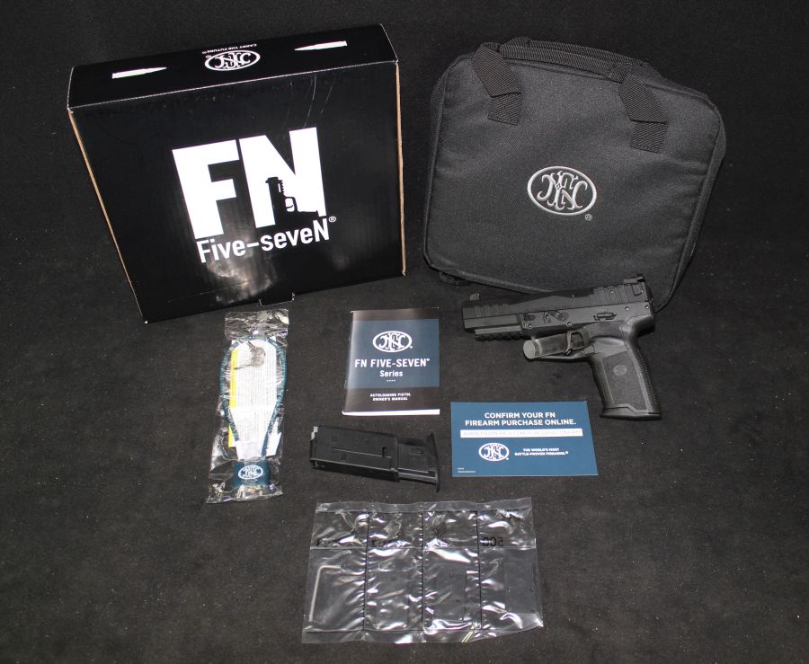 FN Five-SeveN MRD 5.7 x 28mm 4.8” Matte Black NEW 66-101276 - Semi Auto ...