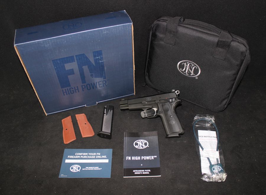FN High Power 9mm 4.7” Matte Black NEW 66-100256 - Semi Auto Pistols at ...