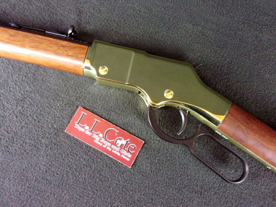 Henry Golden Boy Youth 22lr 17" Walnut/Brass NEW H004Y - Lever Action ...