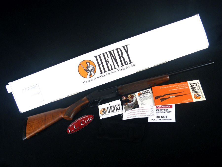 Henry Single Shot 223 Rem 22" Walnut NEW H015-223 - Single Shot Rifles ...
