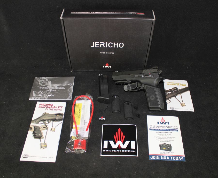 IWI Jericho Enhanced 9mm 4.4” Matte Black NEW J941PSL9-11 - Semi Auto ...