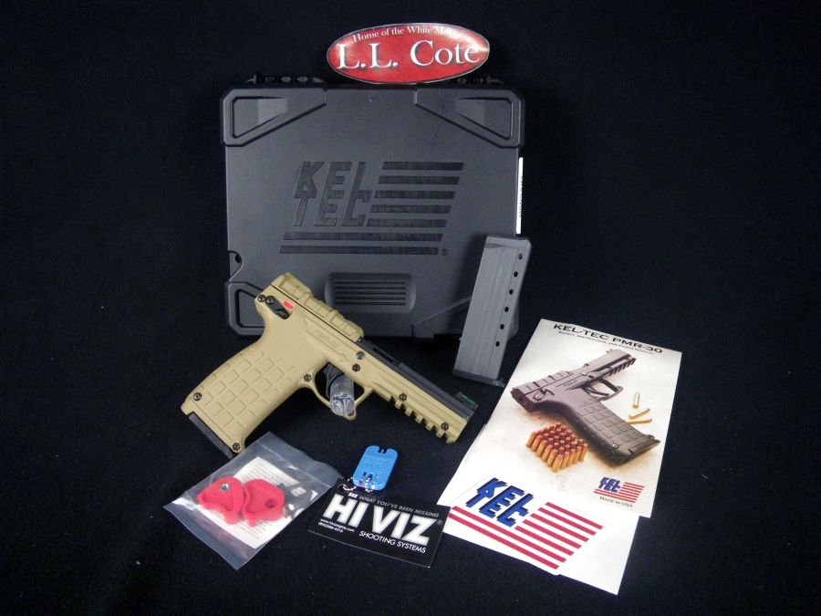 Kel-Tec PMR-30 22WMR 4.3" Tan NEW 30 Rnd PMR30BTAN - Semi Auto Pistols ...