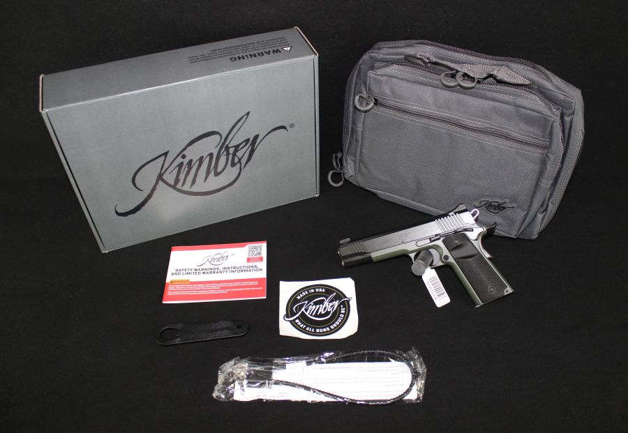 Kimber Custom Lightweight 1911 9mm 5” NEW Ranger Green 3000465 - Semi ...