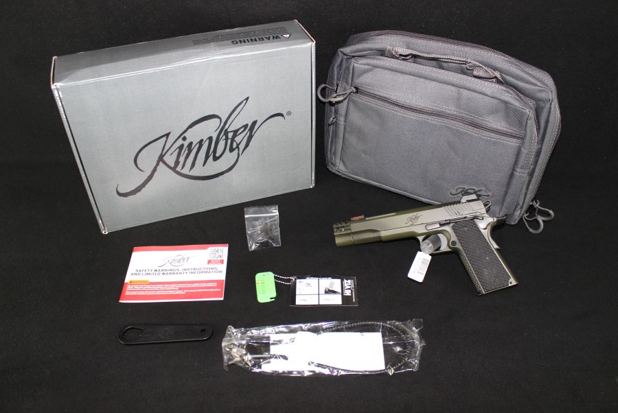 Kimber Rampart 1911 45 ACP OD Green 5” NEW 3000466 - Semi Auto Pistols ...