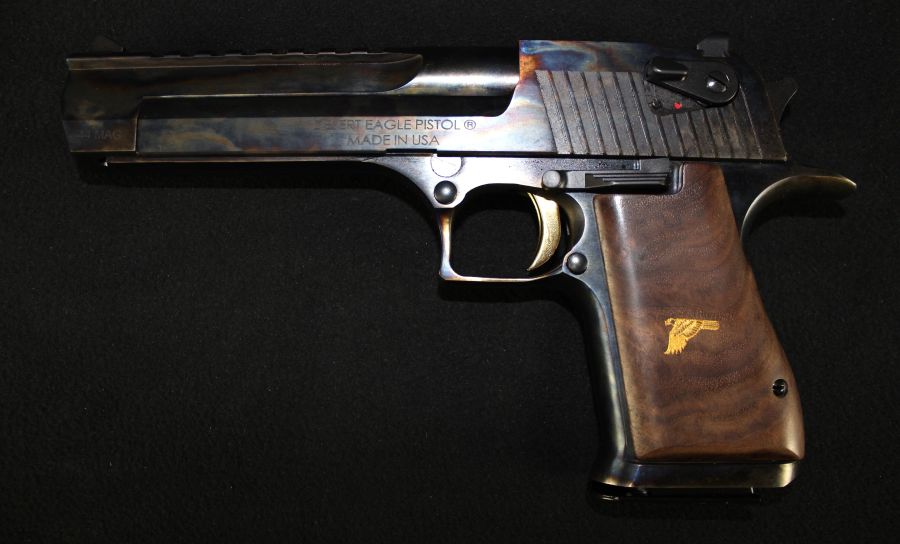 Magnum Research Desert Eagle 44 Magnum 6” Case Hardened/Wood NEW DE44CH ...