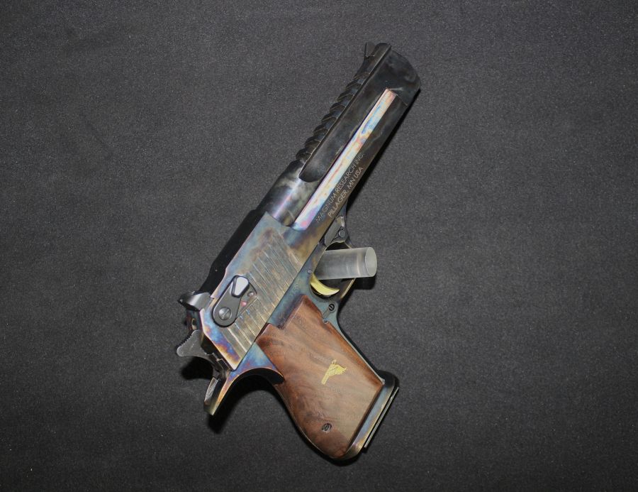 Magnum Research Desert Eagle 44 Magnum 6” Case Hardened/Wood NEW DE44CH ...