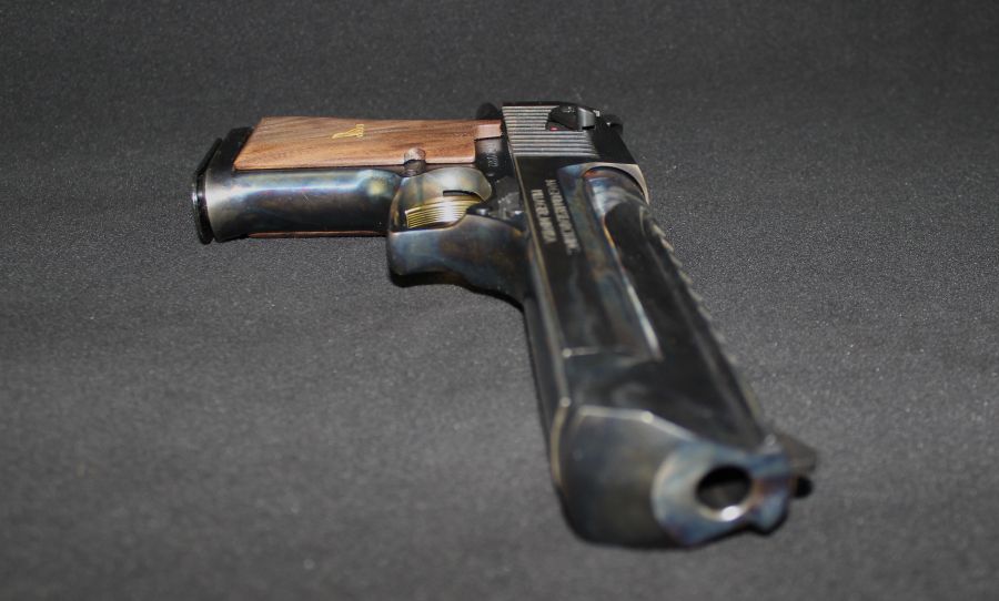 Magnum Research Desert Eagle 44 Magnum 6” Case Hardened/Wood NEW DE44CH ...