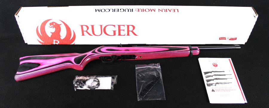 Ruger 10/22 Carbine 22lr Pink Laminate 18.5” NEW 1222 - Semi Auto ...