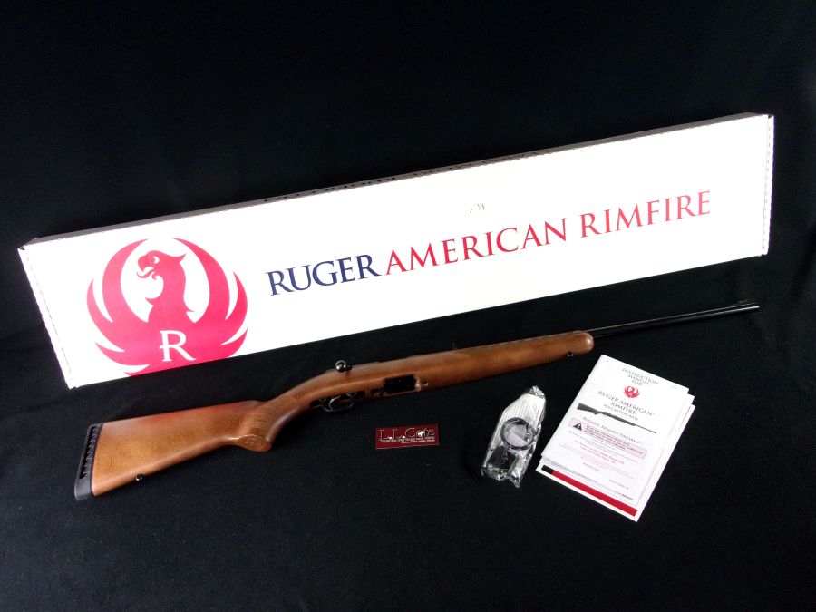 Ruger American 22lr 22" Wood Blued NEW 8329 - Bolt Action Rifles at ...