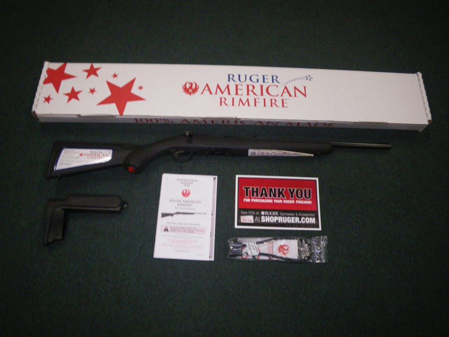 Ruger American Rimfire Compact 22lr 18" NEW #8303 - Bolt Action Rifles ...