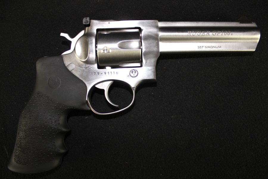 Ruger GP100 357 Magnum Satin Stainless 5” NEW 01740 - Revolvers at ...