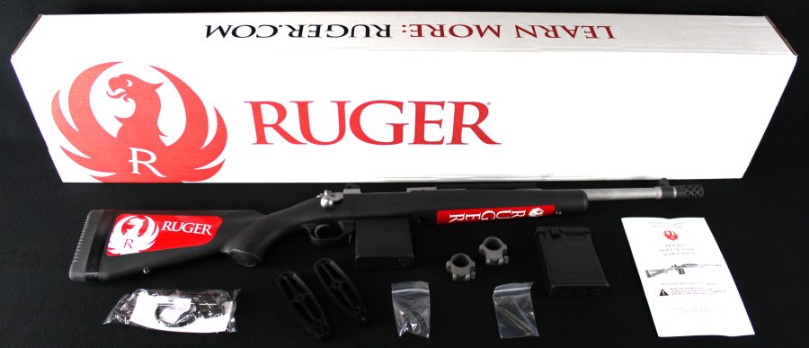 Ruger Scout Rifle 308 Win Black 16.10” Stainless NEW 6829 - Bolt Action ...