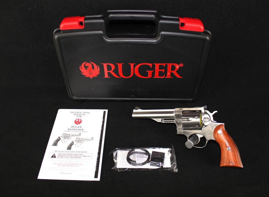 Ruger Redhawk 44 Mag 5.5" Stainless NEW 5043 - Revolvers at GunBroker ...