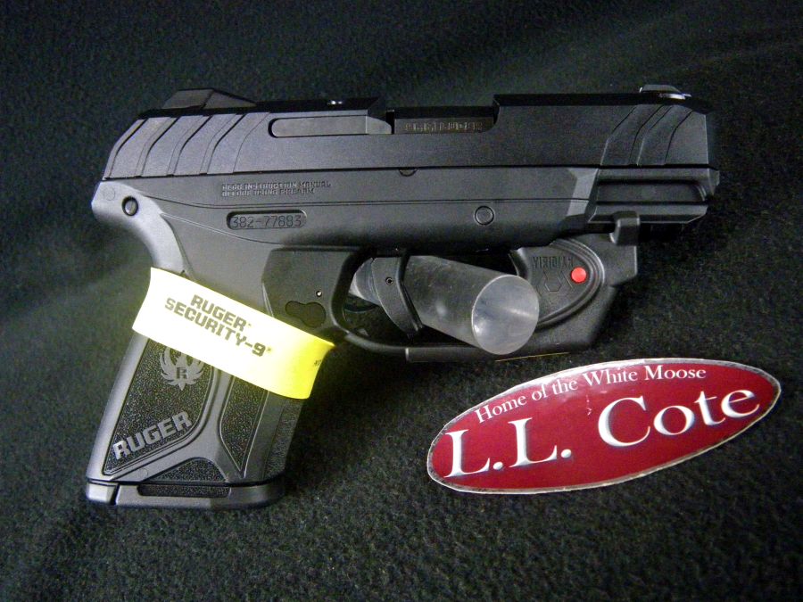 Ruger Security-9 9mm 3.4" Viridian Laser NEW 3830 - Semi Auto Pistols ...