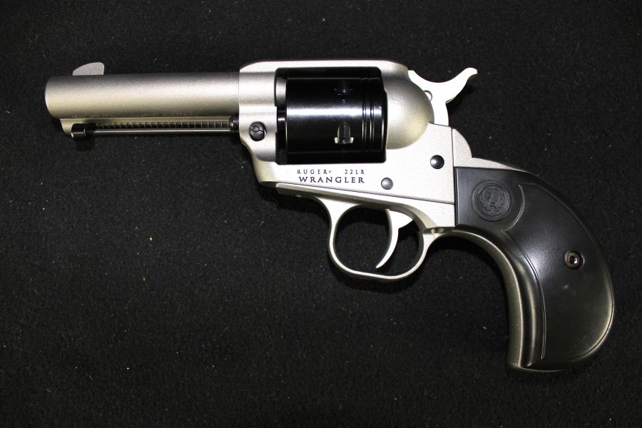 Ruger Wrangler Birdshead 22lr 3.75” Silver Cerakote NEW 02016 ...