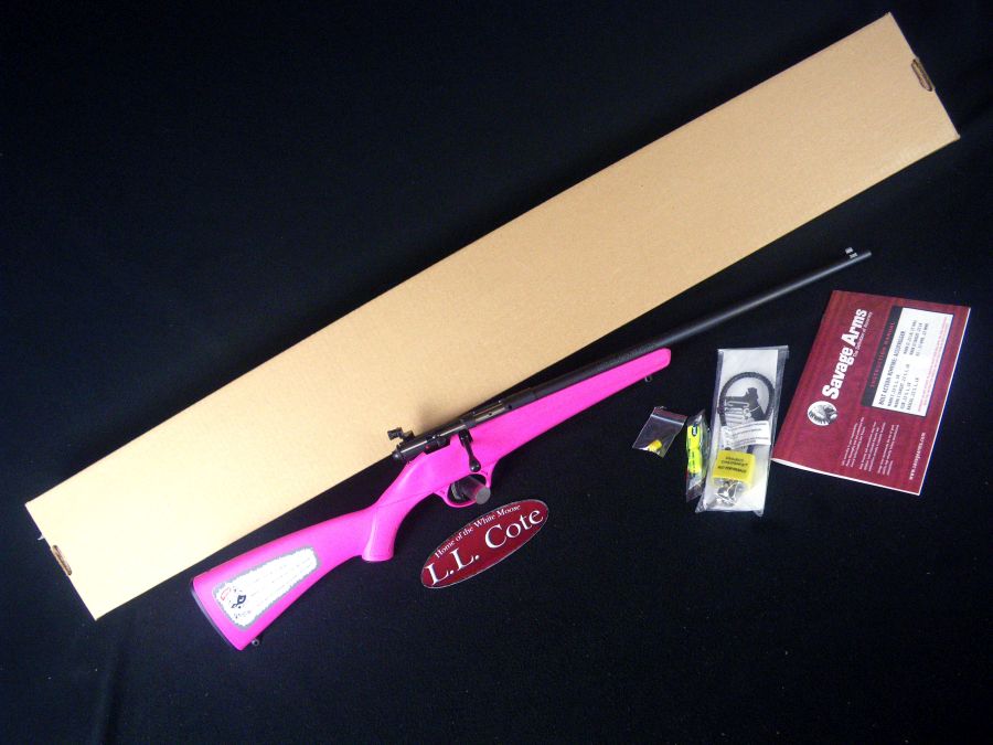 Savage Rascal Synthetic Pink 22lr 16.125"NEW 13780 - Bolt Action Rifles ...