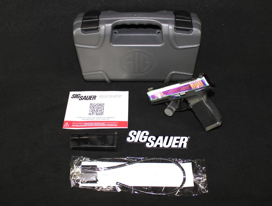 Sig Sauer P365X-RAINBOW 9mm 3.1” NEW Rainbow Titanium 365X-9-RBT-MS ...