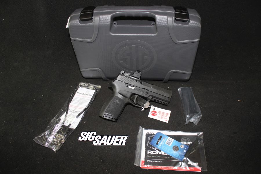 Sig Sauer P320 RXP Compact 9mm 3.9" w/Romeo NEW 320C-9-B-RXP - Semi ...