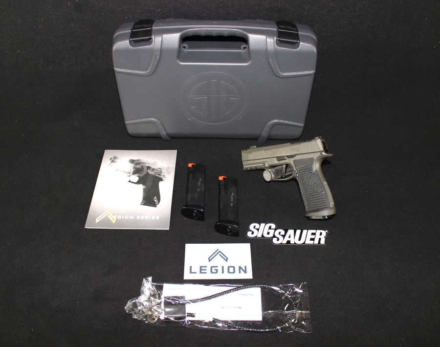 Sig Sauer P365-AXG Legion Gray 9mm 3.1” NEW 365AXGCA-9-LEGION - Semi Auto Pistols at GunBroker ...