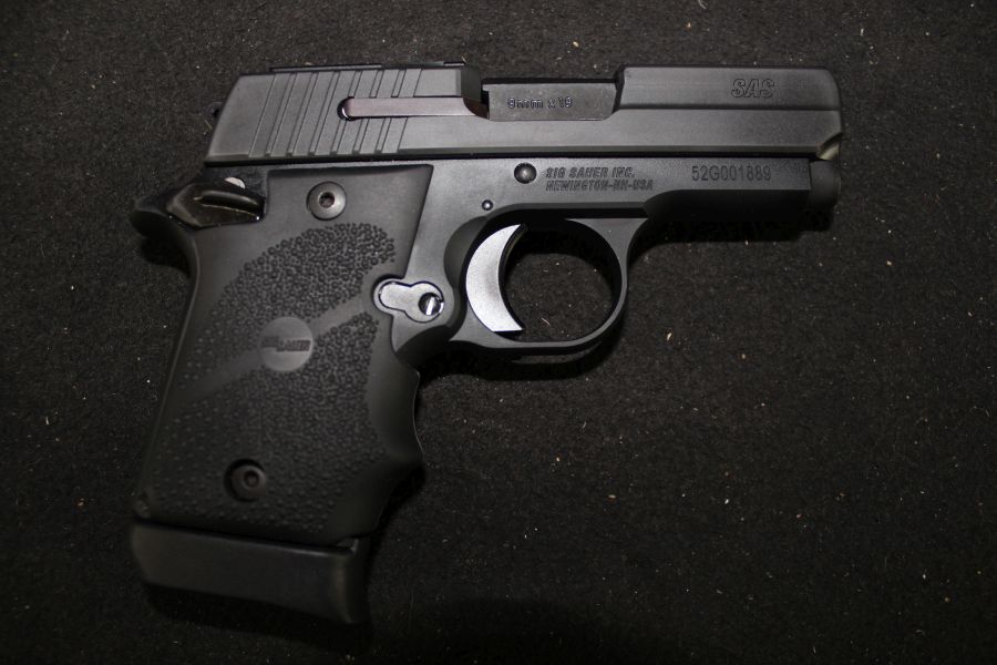 Sig Sauer P938 SAS Micro Compact 9mm 3” NEW 938-9-SAS2B - Semi Auto ...
