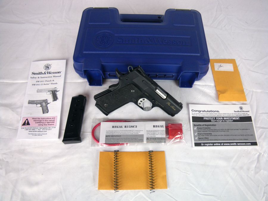 Smith & Wesson Pro Series 1911 Subcompact 45ACP 3" - Semi Auto Pistols ...