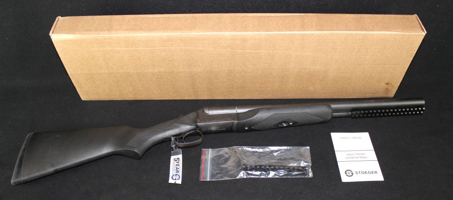 Stoeger Double Defense 12ga Matte Black 20” NEW 3" 31446 - Side By Side ...