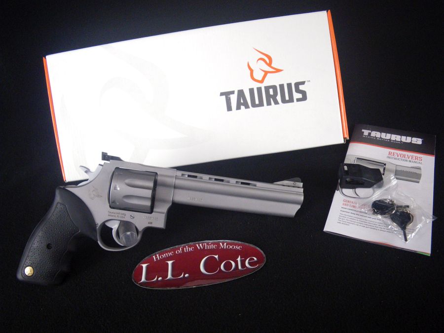 Taurus 608 Stainless 357mag 6.5" NEW 2-608069 - Revolvers at GunBroker ...