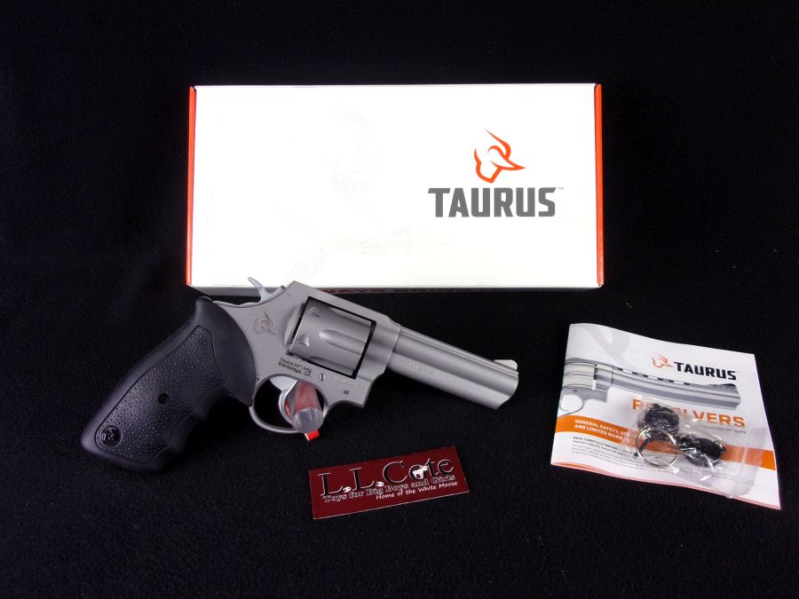 Taurus 65 Stainless 357 Mag 4" Revolver NEW 2-650049 - Revolvers at ...