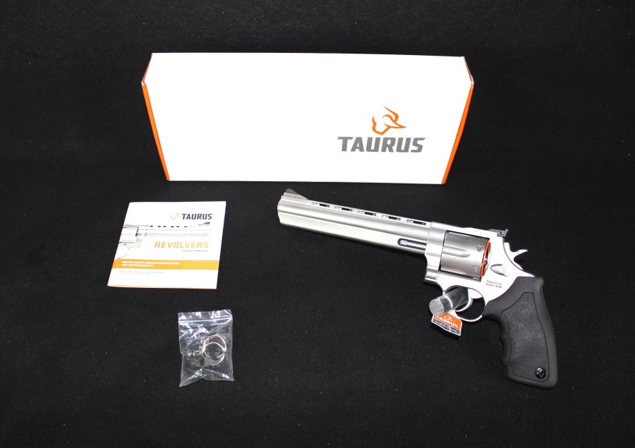 Taurus 44 Magnum Stainless 8.73” NEW 2-440089 - Revolvers at GunBroker ...