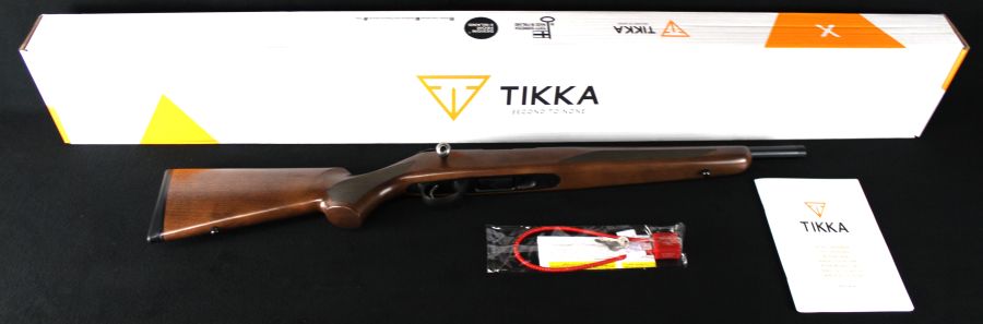 Tikka T1x Hunter 22lr Wood/Blued 16” Threaded NEW JRT1XH300SB - Bolt ...