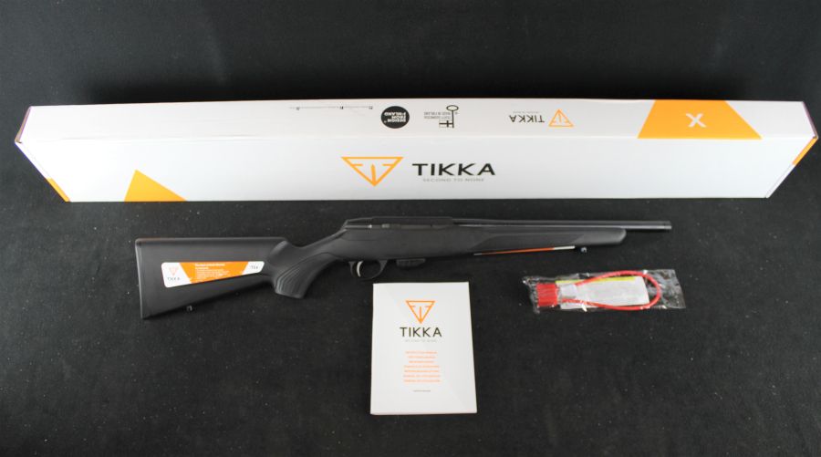 Tikka T1x MTR LH 17 HMR 16” Black Synthetic NEW JRT1X409SB - Bolt ...