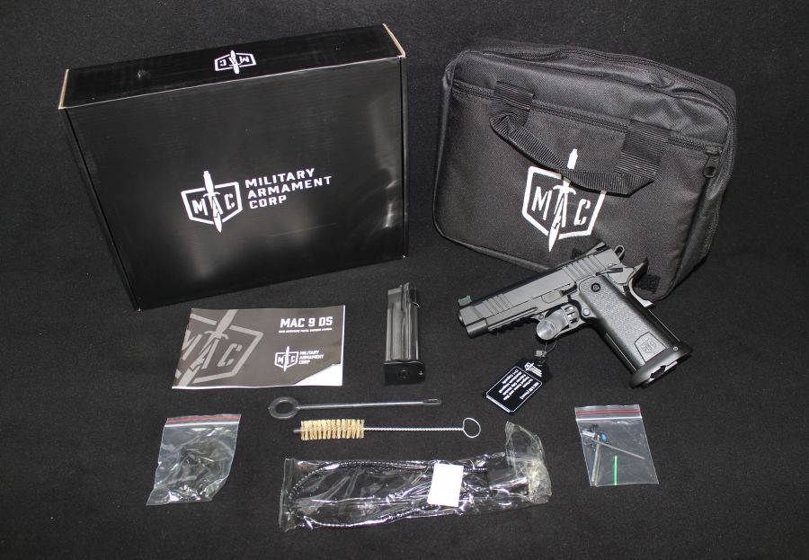 Tisas MAC 1911 Double Stack 9mm NEW Matte Black 4.25” 12500005 - Semi ...