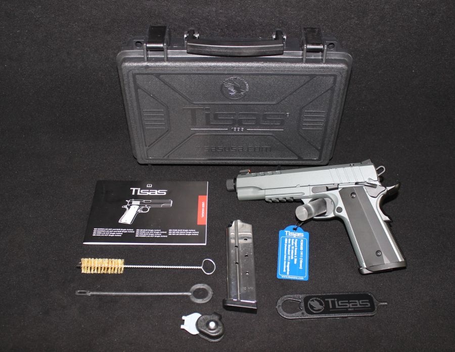 Tisas 1911 Night Stalker SF 10 10mm 5” Cerakote NEW 10100558 - Semi ...