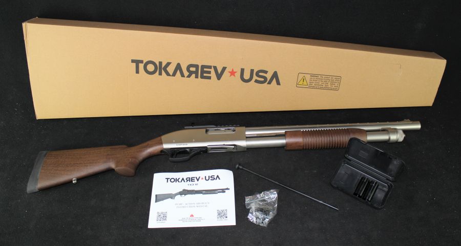 Tokarev TX3 12HDM A1 Turkish Walnut 12ga 18.5” NEW 3" 21000409 - Pump ...