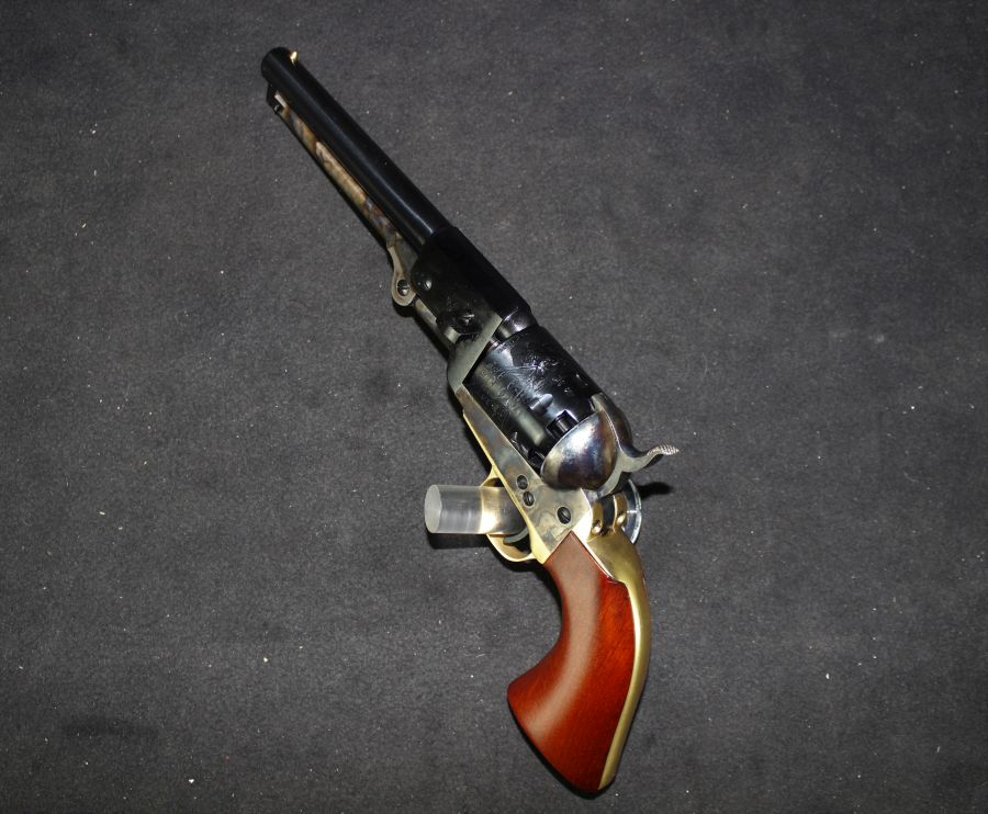 Uberti 1851 Navy 36 Cal 7.5” Case Hardened NEW 340030 - Black Powder ...