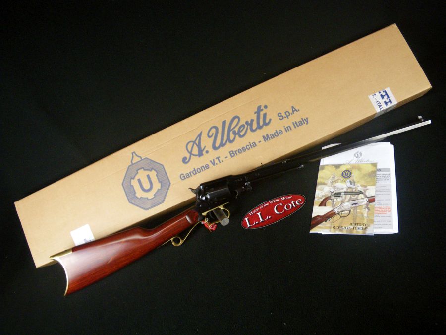 Uberti 1858 New Army Target Carbine 44cal 18" NEW - Black Powder ...