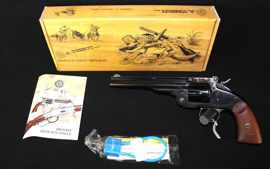 Uberti 1875 No. 3 Top Break Schofield 45 Colt 7” NEW 348500 - Revolvers ...