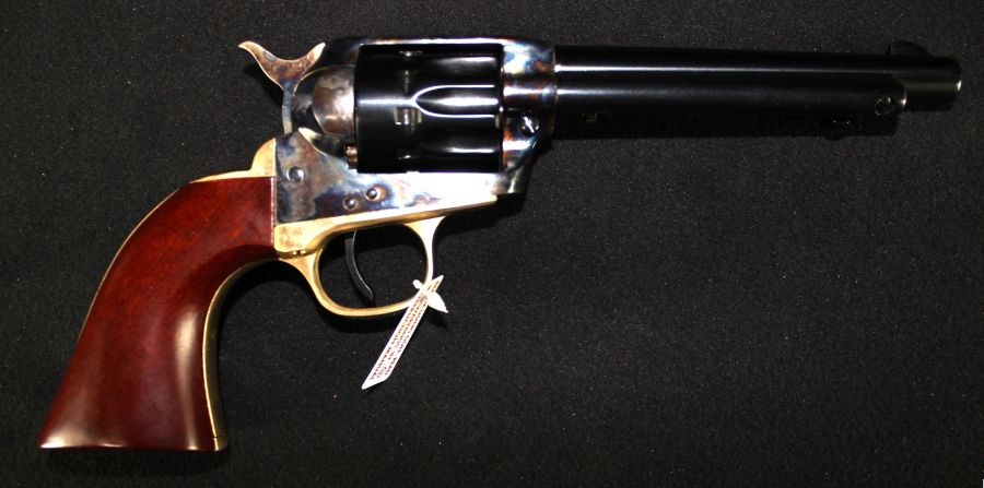 Uberti 1873 Cattleman Stallion 22lr 5.5” Walnut NEW 349883 - Revolvers ...