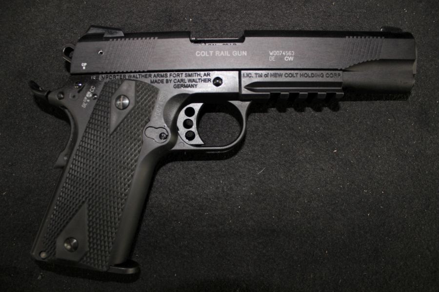 Walther Colt 1911 Rail Gun 22lr 5” Matte Black NEW 5170308 - Semi Auto ...